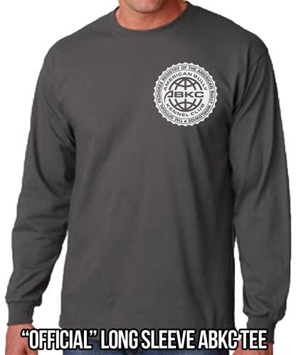 ABKC OFFICIAL American Bully Kennel Club Logo Long Sleeve. ABKC ALL DAY ...