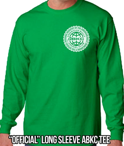 ABKC OFFICIAL American Bully Kennel Club Logo Long Sleeve. ABKC ALL DAY ...
