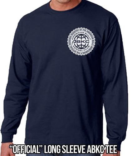 ABKC OFFICIAL American Bully Kennel Club Logo Long Sleeve. ABKC ALL DAY ...