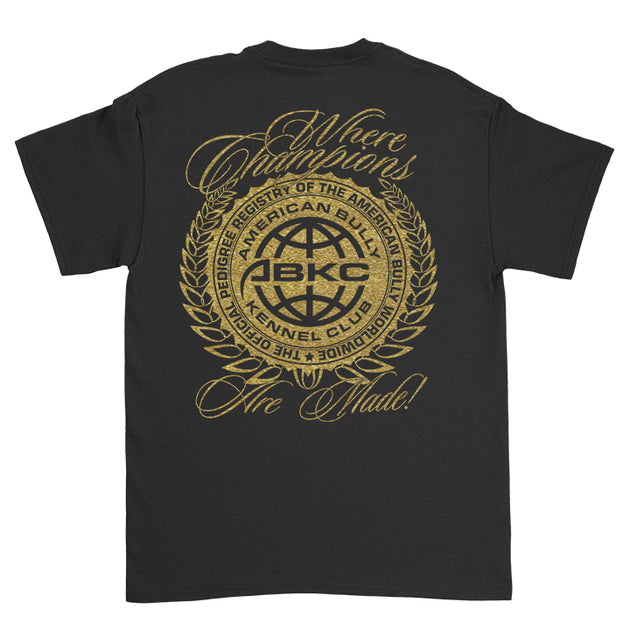 ABKC Where Champions Are Made Gold Edition Adult T Shirt – Bully Supplies