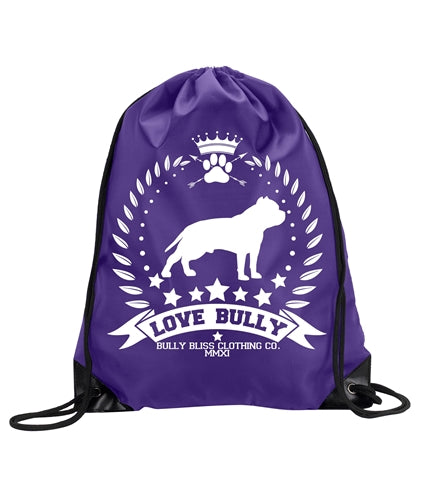 Love Bully Wreath Cinch Backpack in pink, black or purple https://www ...